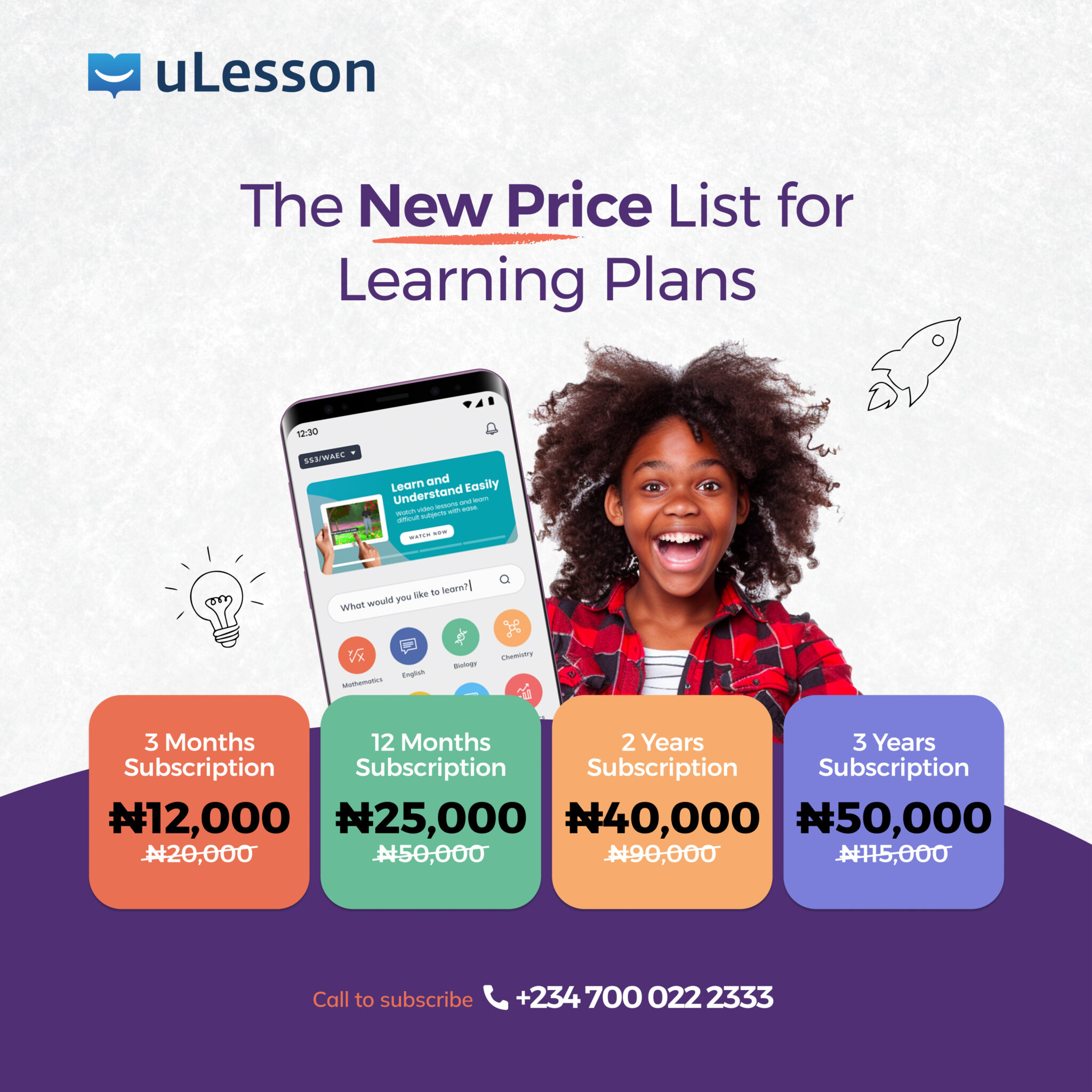 Price Drops and Changes on the uLesson App - uLesson