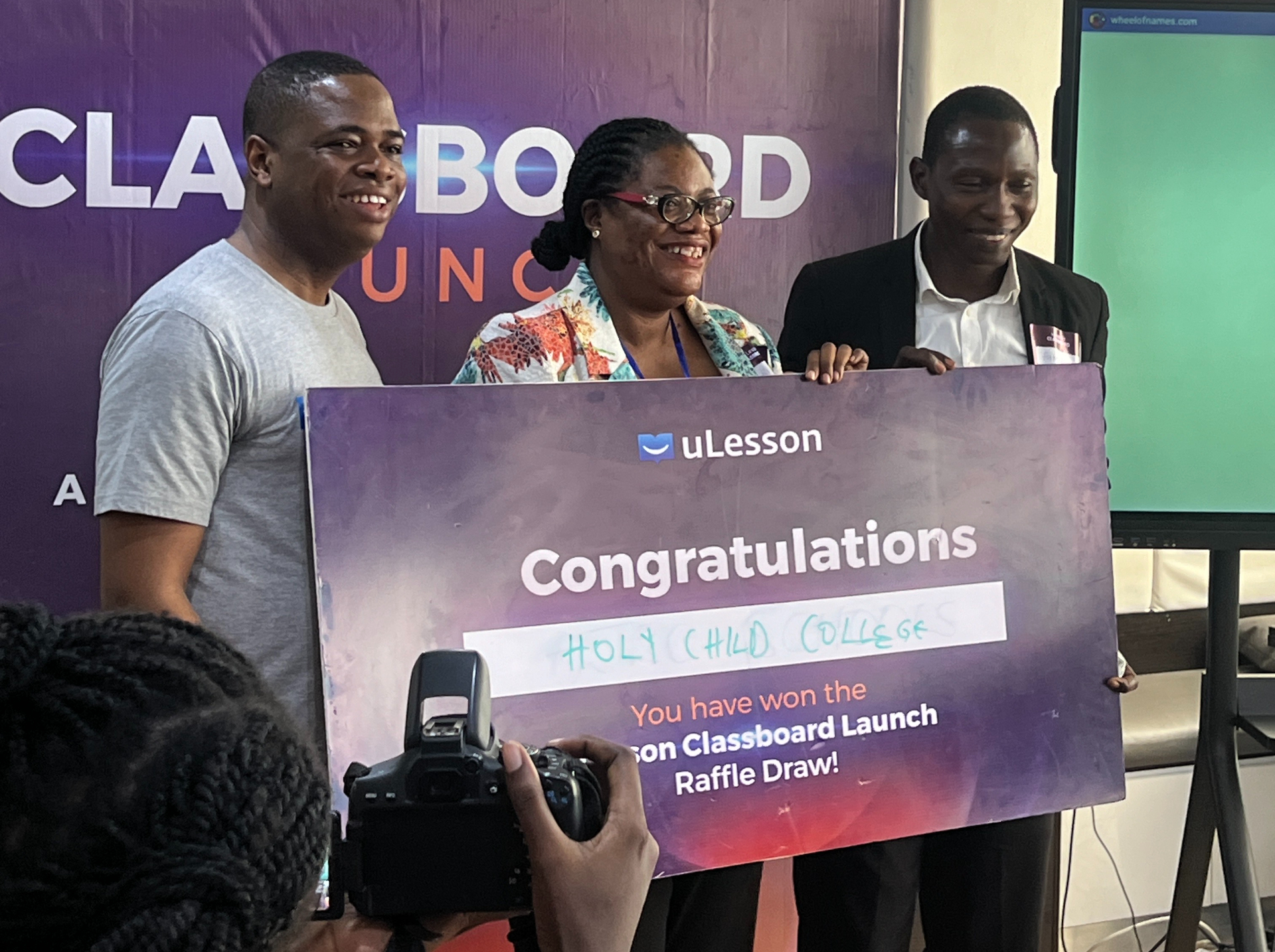 uLesson's Dual Classboard Launch in Lagos - uLesson