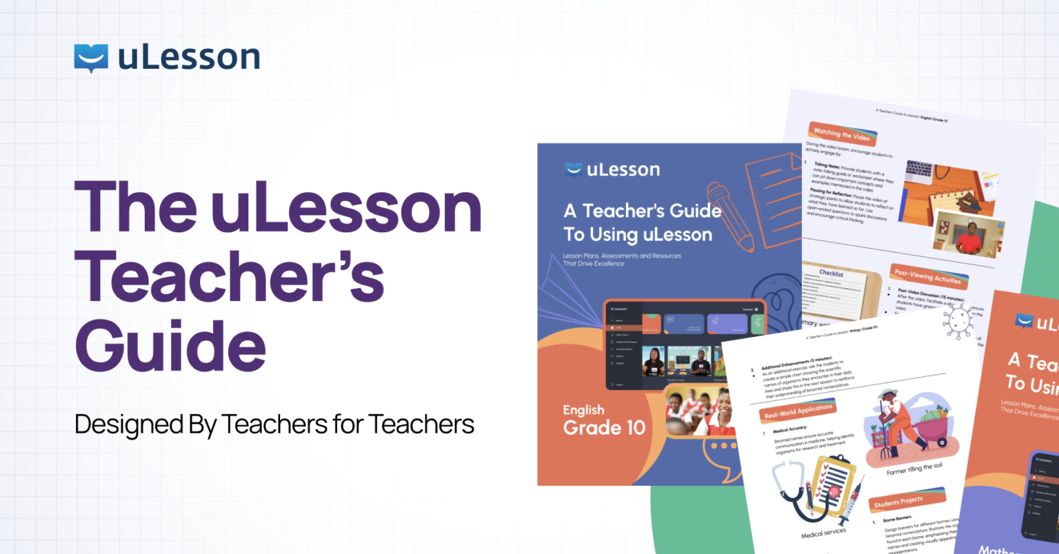 The uLesson Teacher’s Guide - uLesson